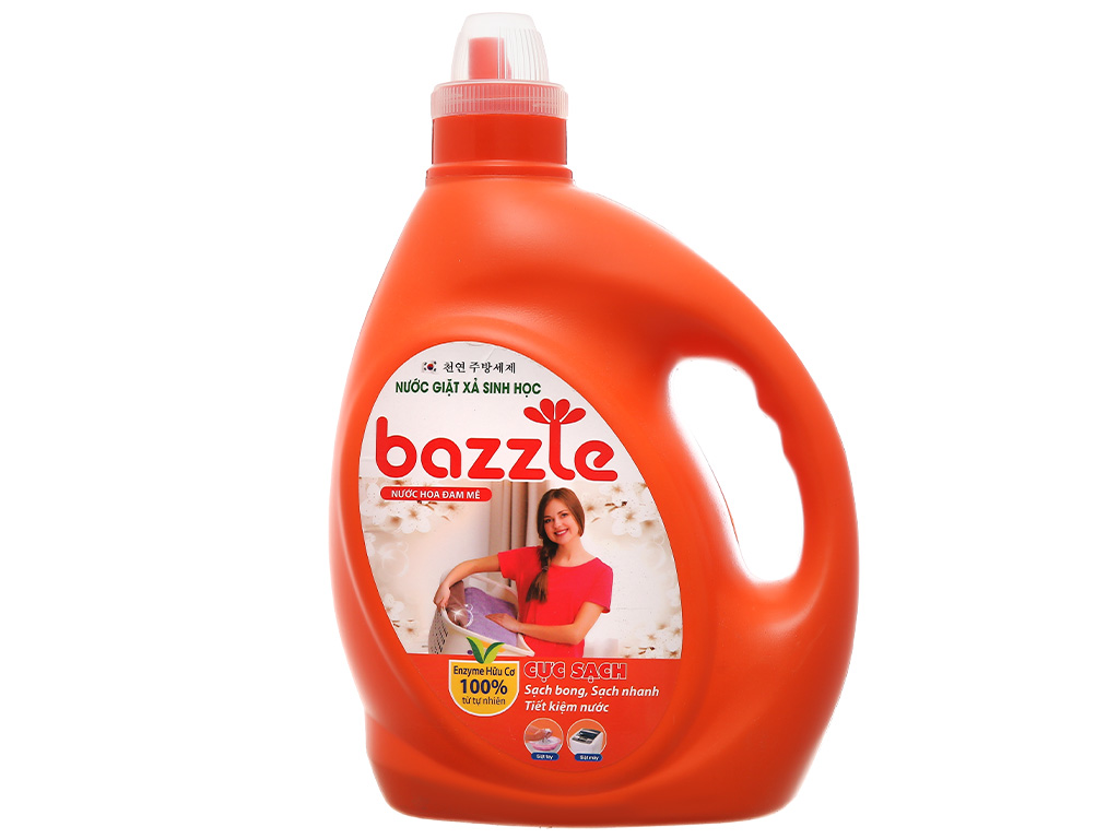 Nước giặt xả Bazzle đam mê 3.6kg giá tốt tại Bách hoá XANH