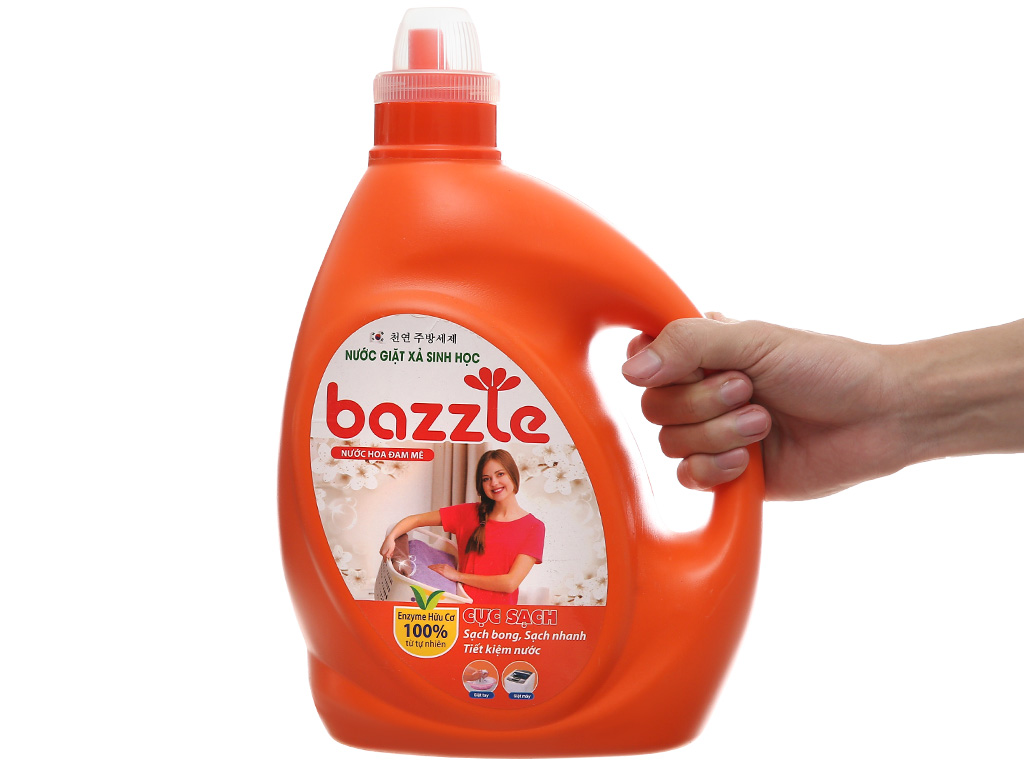 Nước giặt xả Bazzle đam mê 3.6kg giá tốt tại Bách hoá XANH