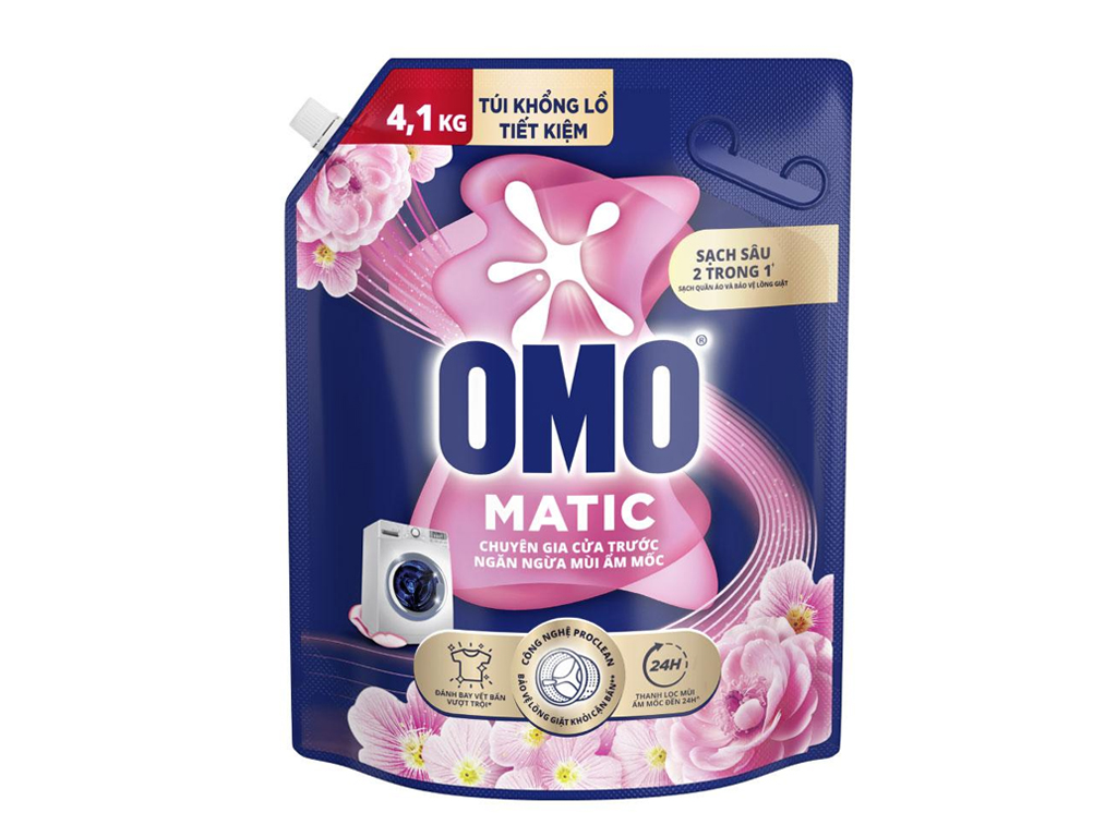 Nước giặt OMO ngăn mùi ẩm mốc 4.1kg tại Bách hoá XANH