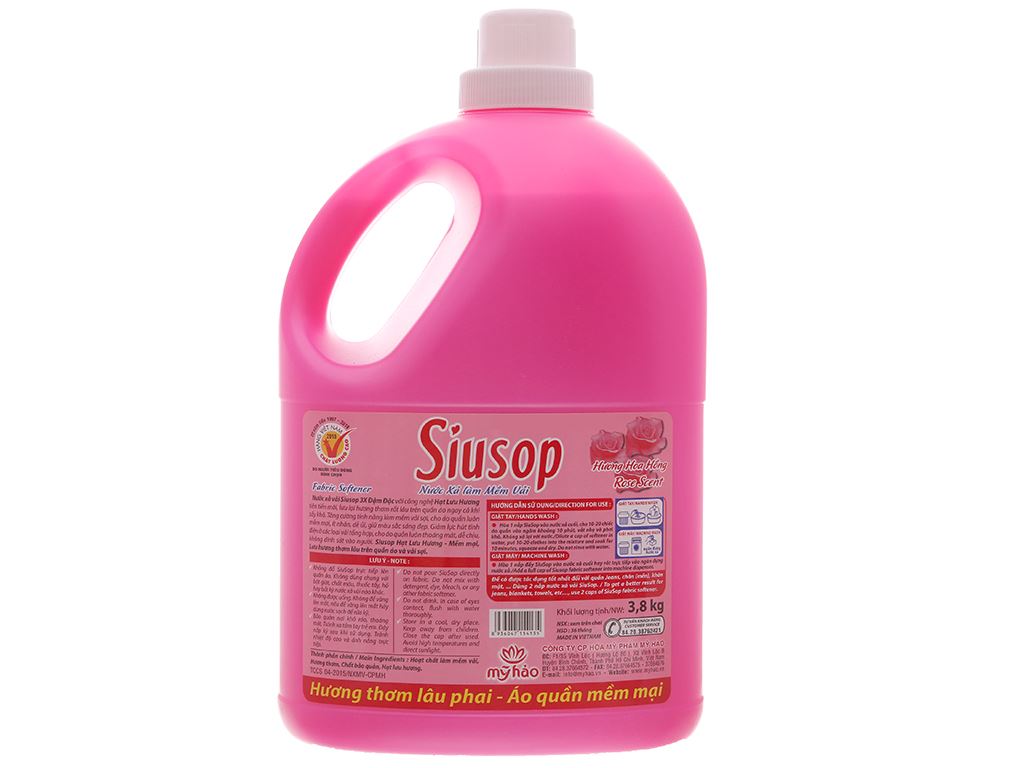 Nước xả vải Siusop hoa hồng 3.8kg giá tốt tại Bách hoá XANH