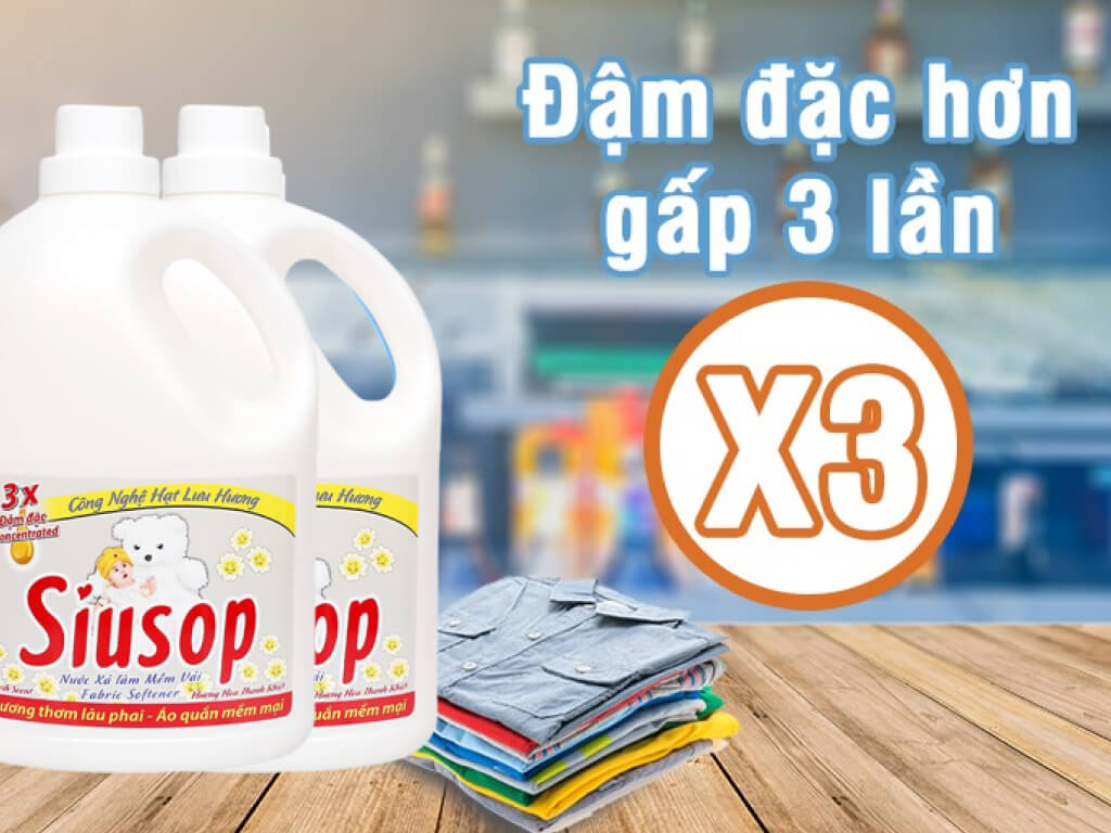 Nước xả Siusop thanh khiết 3.5kg giá tốt tại Bách hoá XANH