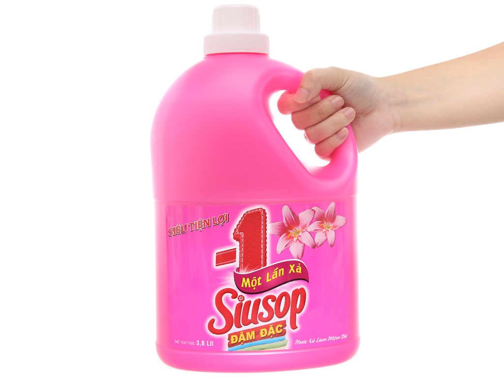 Nước xả Siusop siêu tiện lợi 3.8L giá tốt tại Bách hoá XANH