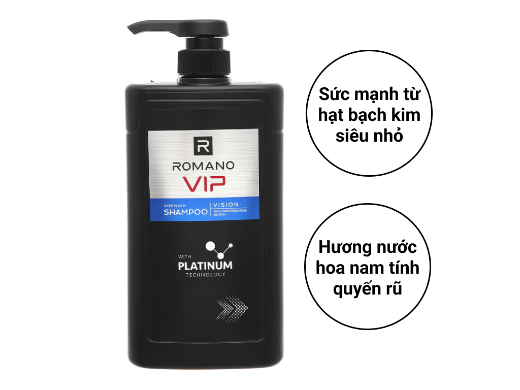 Dầu gội Romano VIP VISION 650g giá tốt có tại Bách hoá XANH
