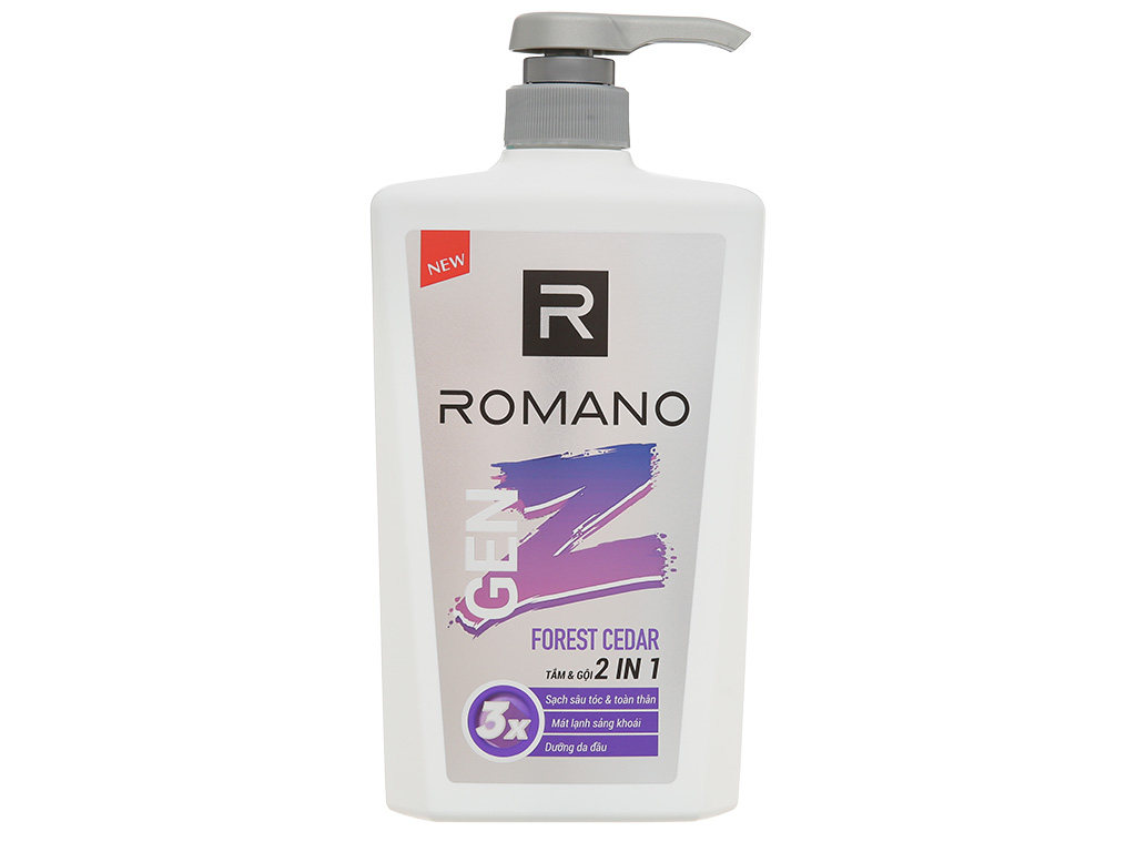 Tắm gội 2in1 Romano Genz Forest Cedar 610g tại Bách hóa XANH