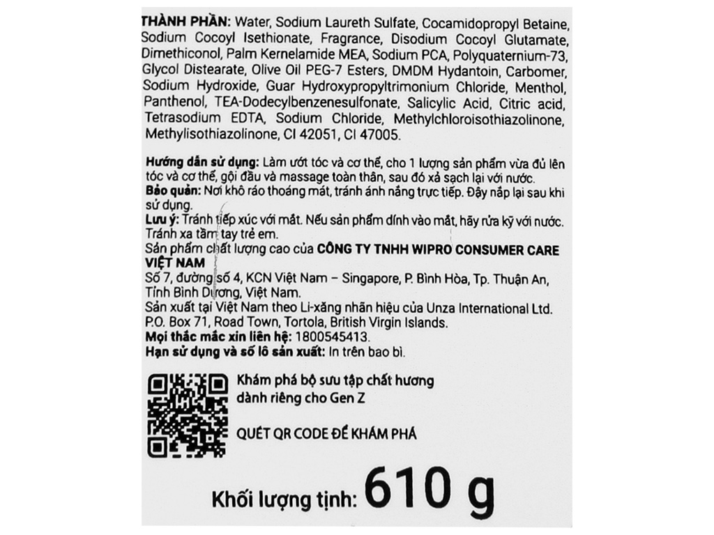 Tắm gội 2in1 Romano Genz Forest Cedar 610g tại Bách hóa XANH