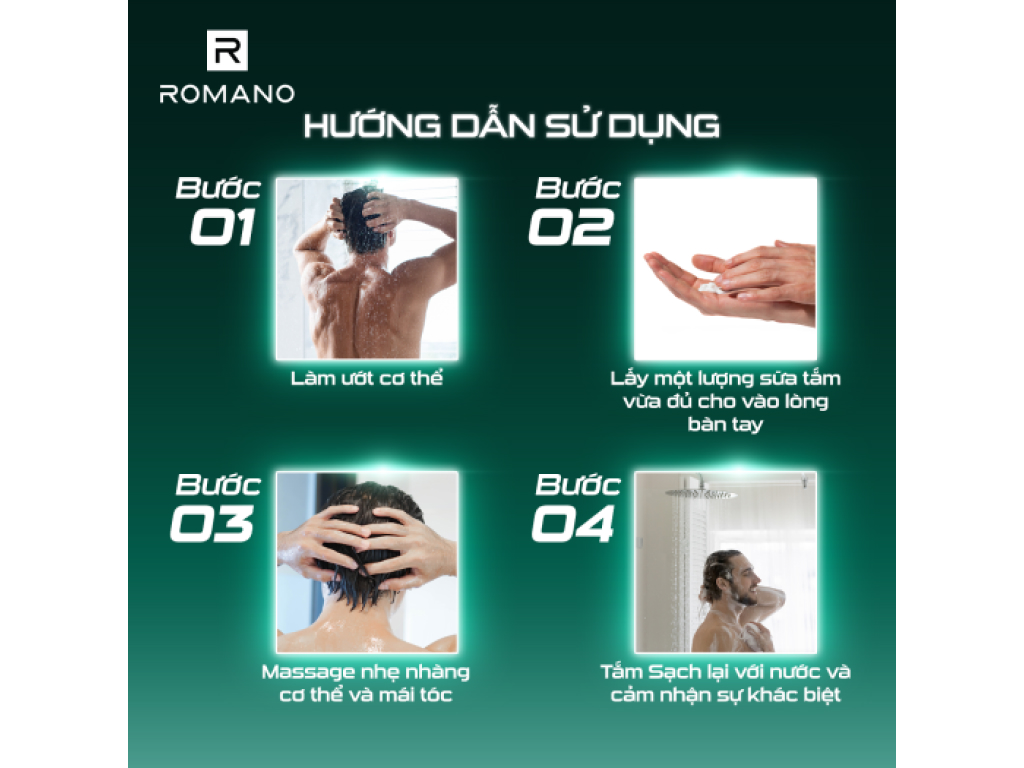 Tắm gội 2 in 1 Romano Vip Vision 650g tại Bách hóa XANH