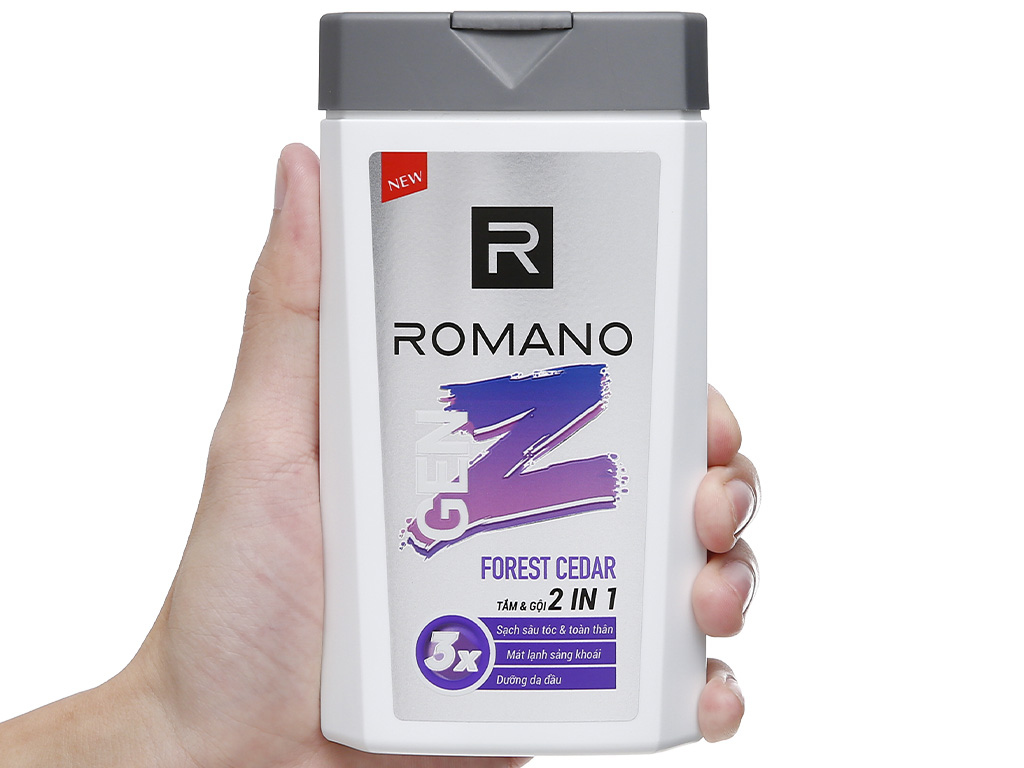 Tắm gội 2 in 1 Romano Genz Forest Cedar 150g Bách hóa XANH