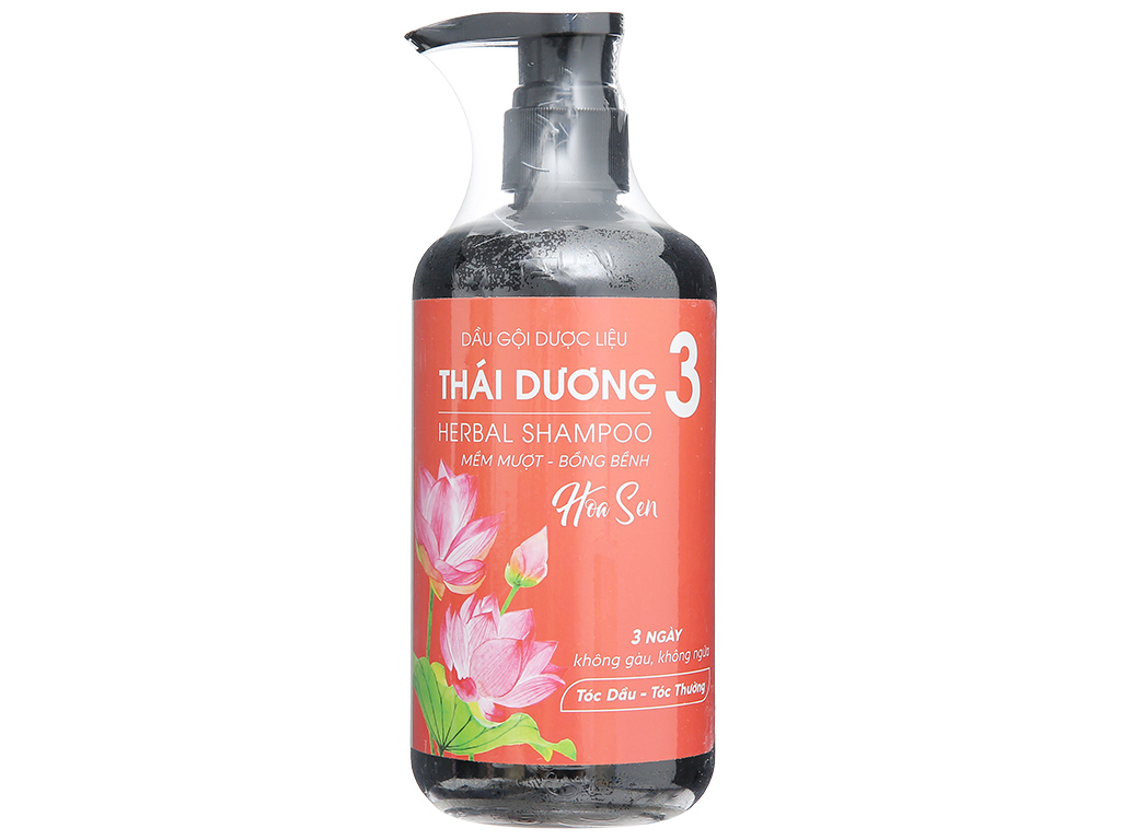 Dầu gội dược liệu Thái Dương 3 sen 500ml tại Bách hóa XANH