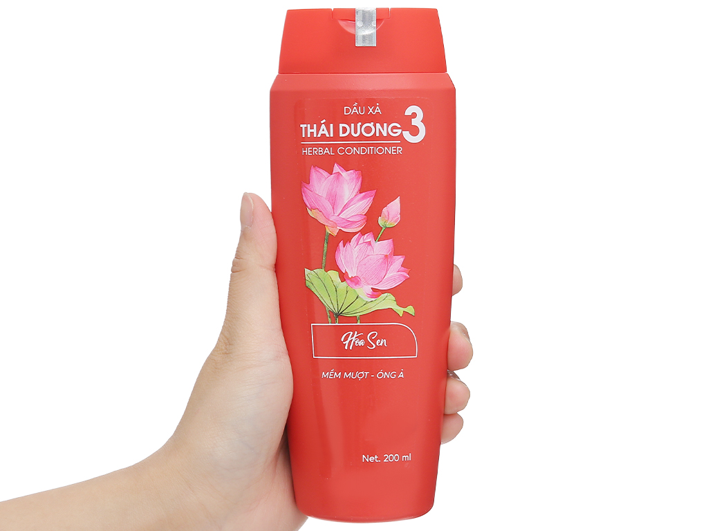Dầu xả Thái Dương 3 hoa sen 200ml tại Bách hóa XANH