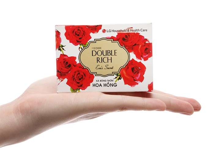 Xà bông hoa hồng Double Rich 90g giá tốt tại Bách hoá XANH