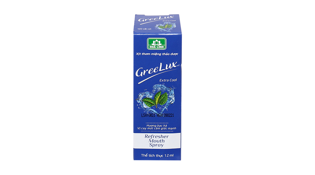 Xịt thơm miệng thảo dược Greelux khử mùi hôi miệng chai 12ml - 03/2023 ...