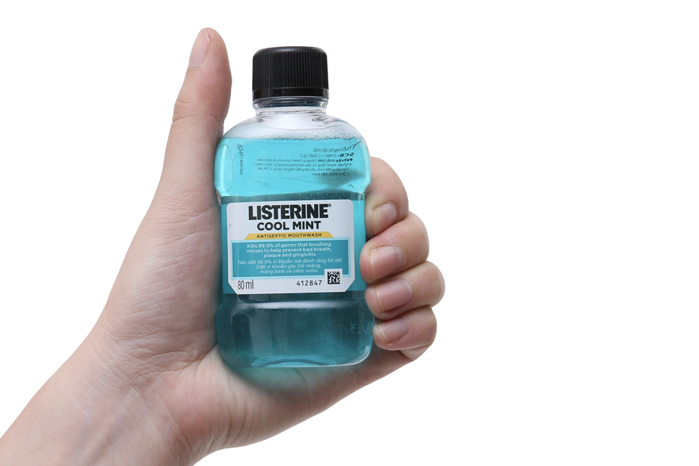 Nước súc miệng Listerine diệt khuẩn chai 80ml - 07/2024 ...