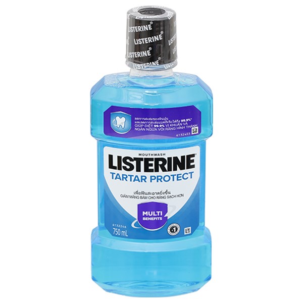 Nước súc miệng Listerine Tartar Protection ngừa mảng bám chai 750ml ...