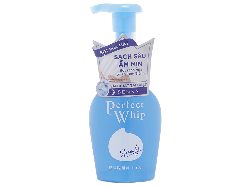 Bọt rửa mặt Senka dưỡng ẩm 150ml giá tốt tại Bách hóa XANH