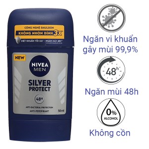 Sáp ngăn mùi Nivea Sliver Protect 50ml tại Bách Hóa Xanh