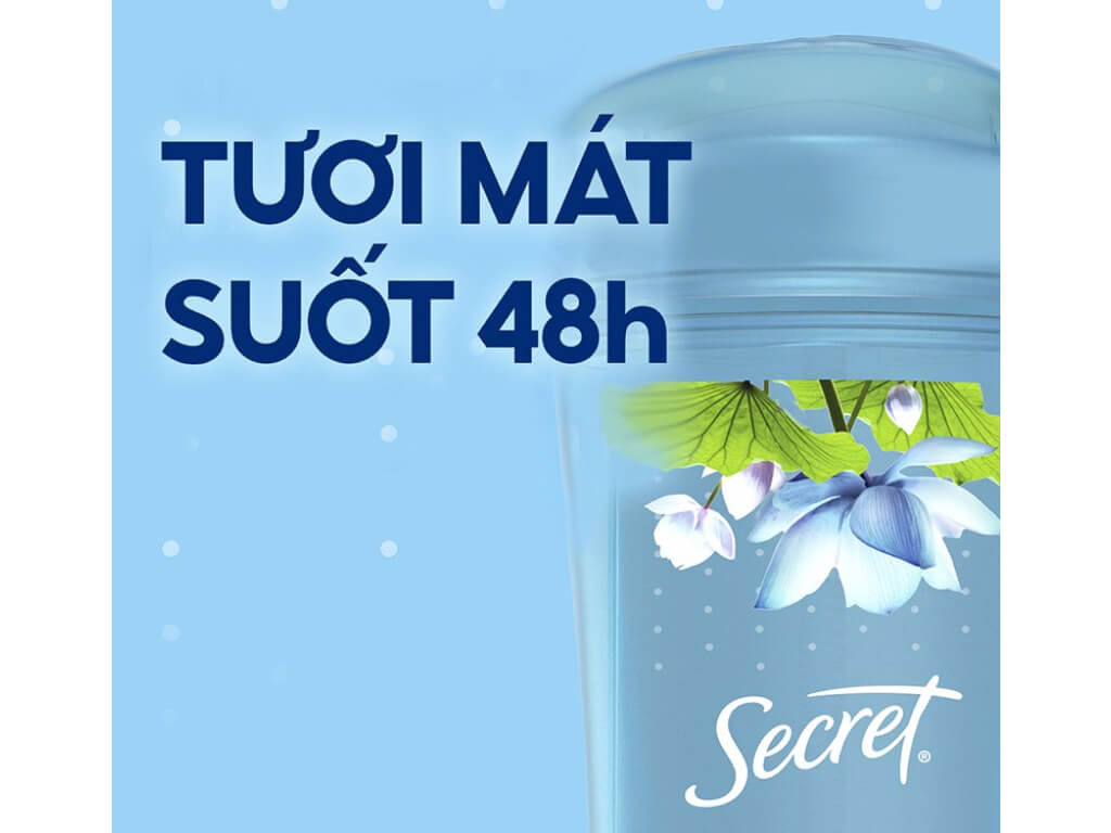 Gel khử mùi Secret Cool Waterlily 73g tại Bách Hóa Xanh
