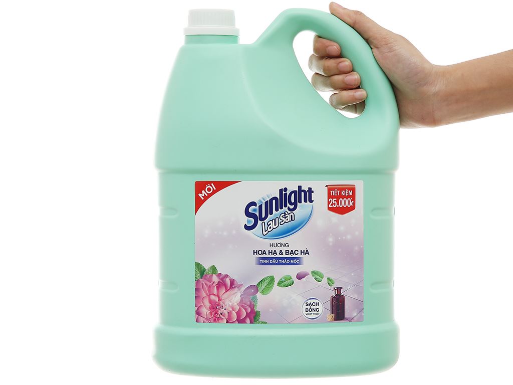 Nước lau sàn Sunlight hoa hạ 3.8kg giá tốt tại Bách hoá XANH