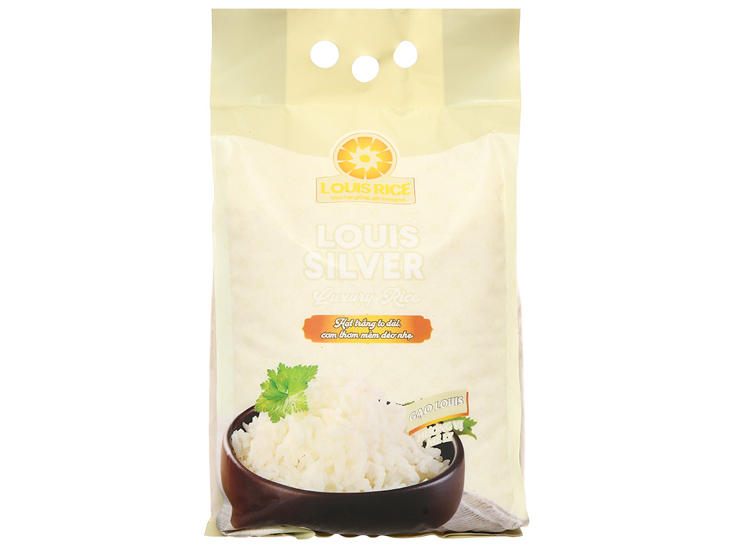 Mua Gạo Louis Rice Silver túi 5kg giá tốt tại Bách hoá XANH