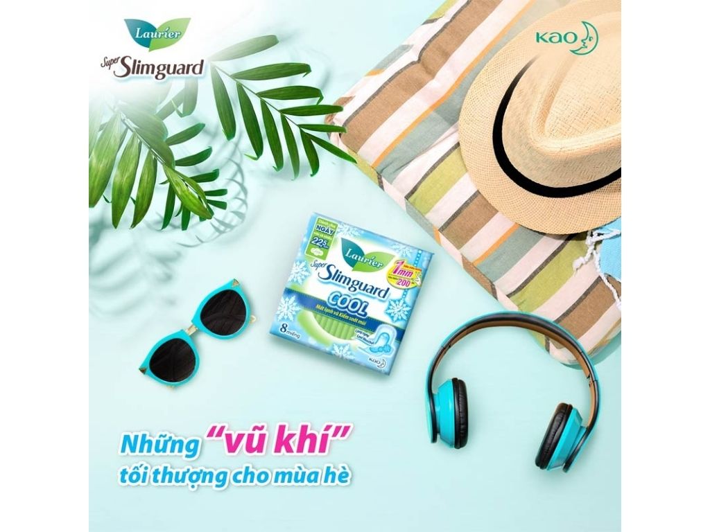 Băng vệ sinh Laurier Cool mỏng giá tốt tại Bách hoá XANH