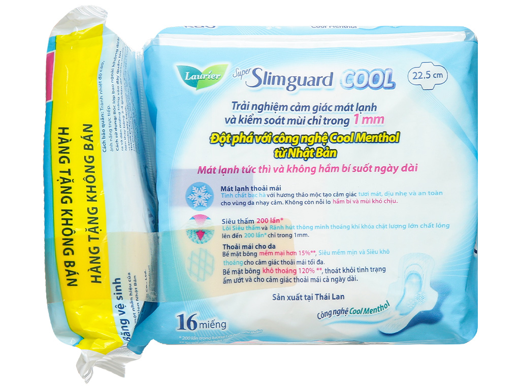 Băng vệ sinh Laurier Cool mỏng giá tốt tại Bách hoá XANH