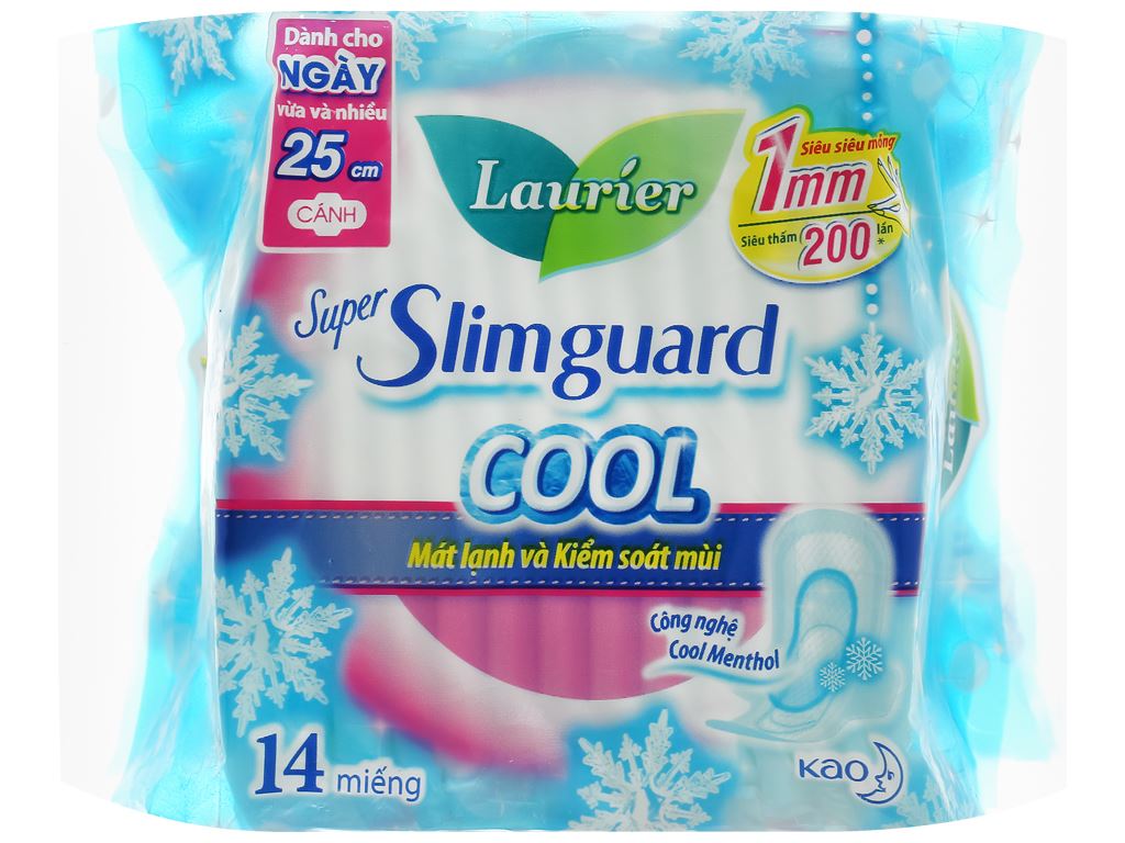 Băng vệ sinh Laurier Cool mỏng giá tốt tại Bách hoá XANH