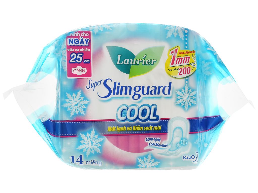 Băng vệ sinh Laurier Cool mỏng giá tốt tại Bách hoá XANH