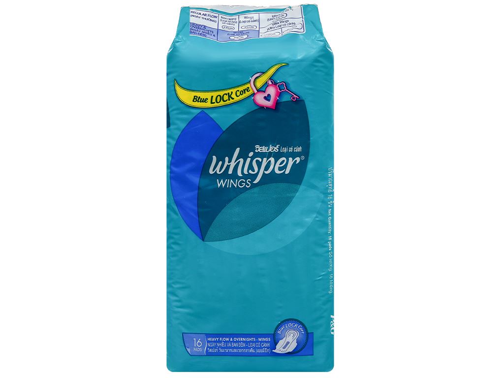 Băng vệ sinh đêm Whisper SkinLove giá tốt tại Bách hoá XANH