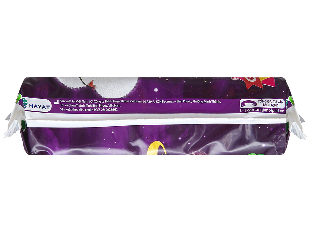 Băng vệ sinh ban đêm MOLPED cánh 3 miếng 35cm
