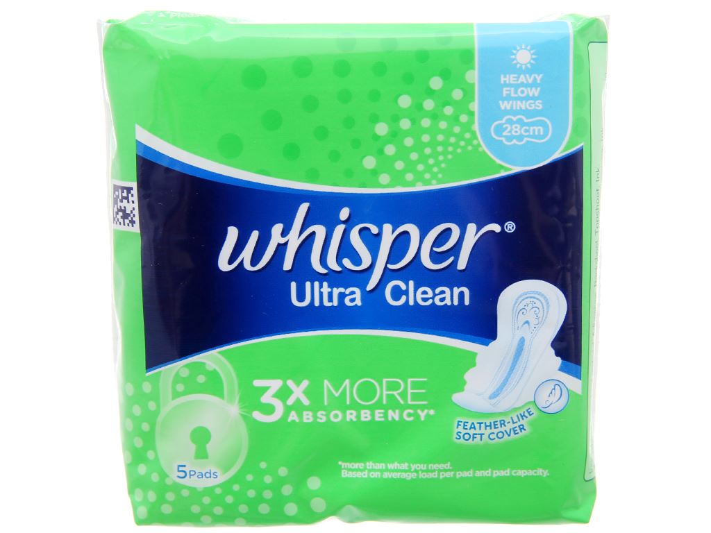 Băng vệ sinh Whisper Ultra thấm giá tốt tại Bách hoá XANH