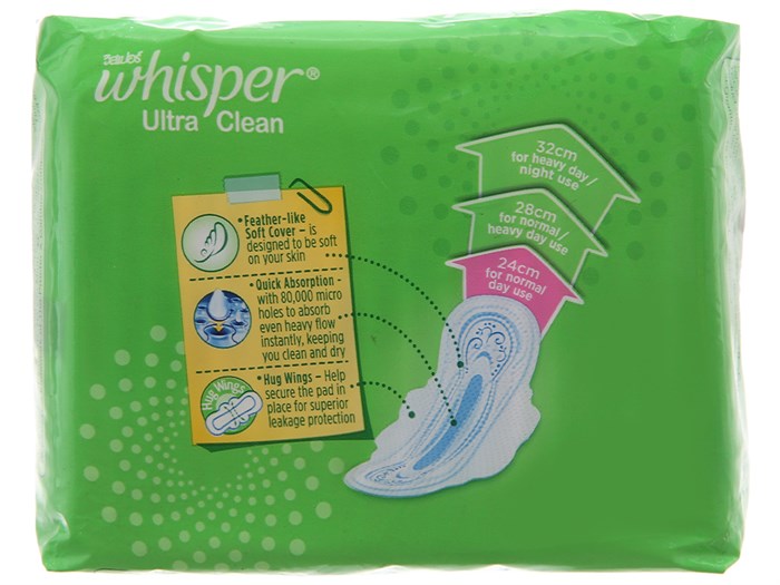 Băng vệ sinh Whisper Ultra thấm giá tốt tại Bách hoá XANH