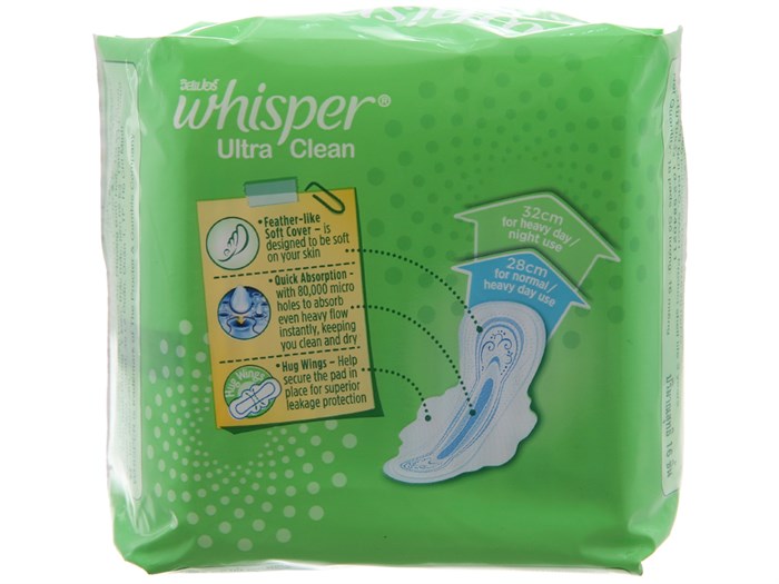 Băng vệ sinh Whisper Ultra thấm giá tốt tại Bách hoá XANH