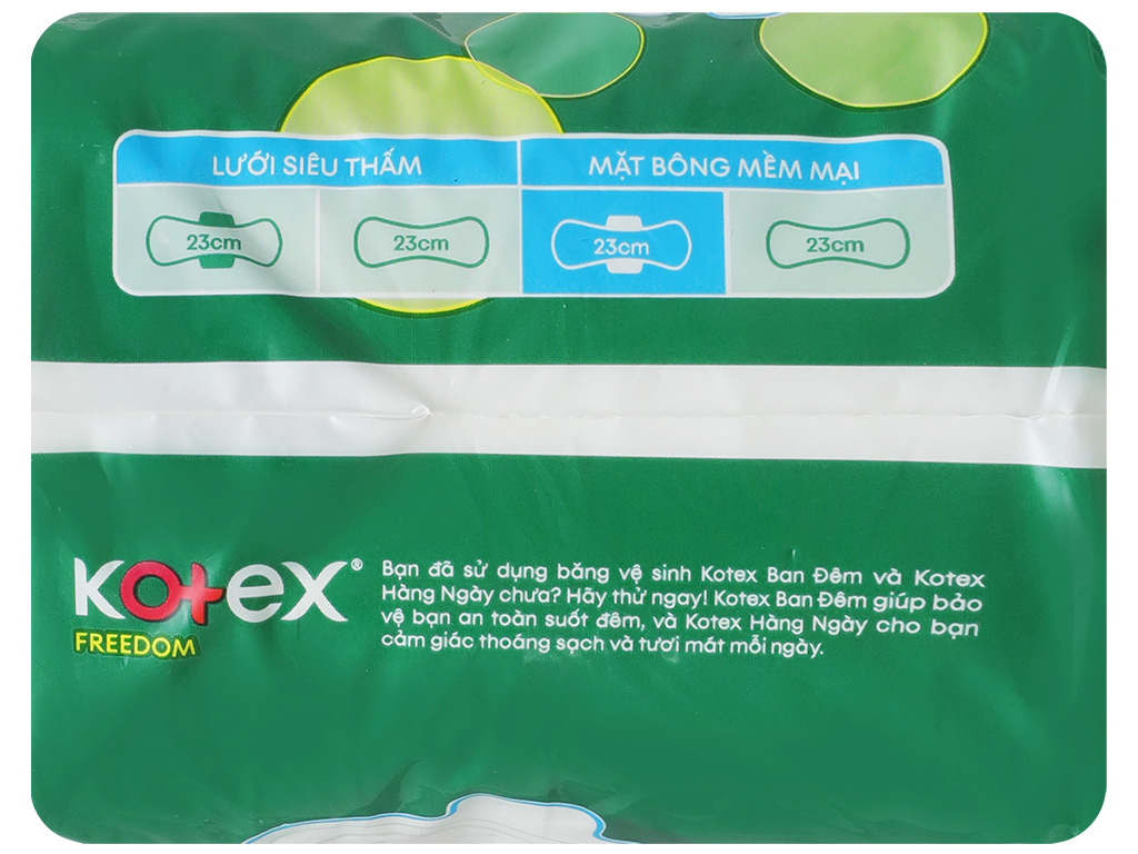 Băng vệ sinh Kotex Freedom 8 miếng giá tốt tại Bách hoá XANH