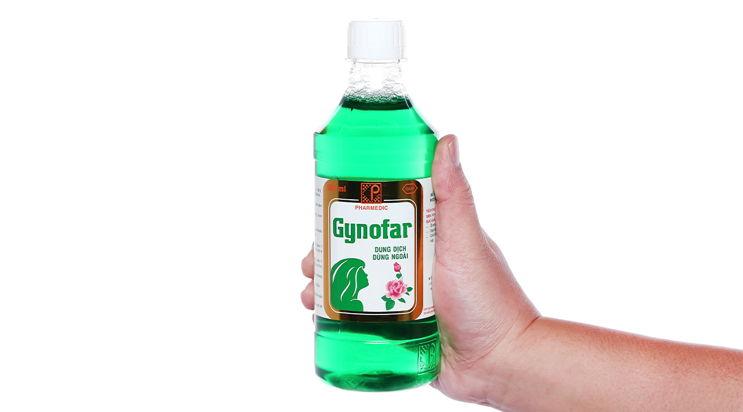 Dung dịch vệ sinh phụ nữ Gynofar trị ngứa âm hộ, viêm âm đạo chai 500ml ...