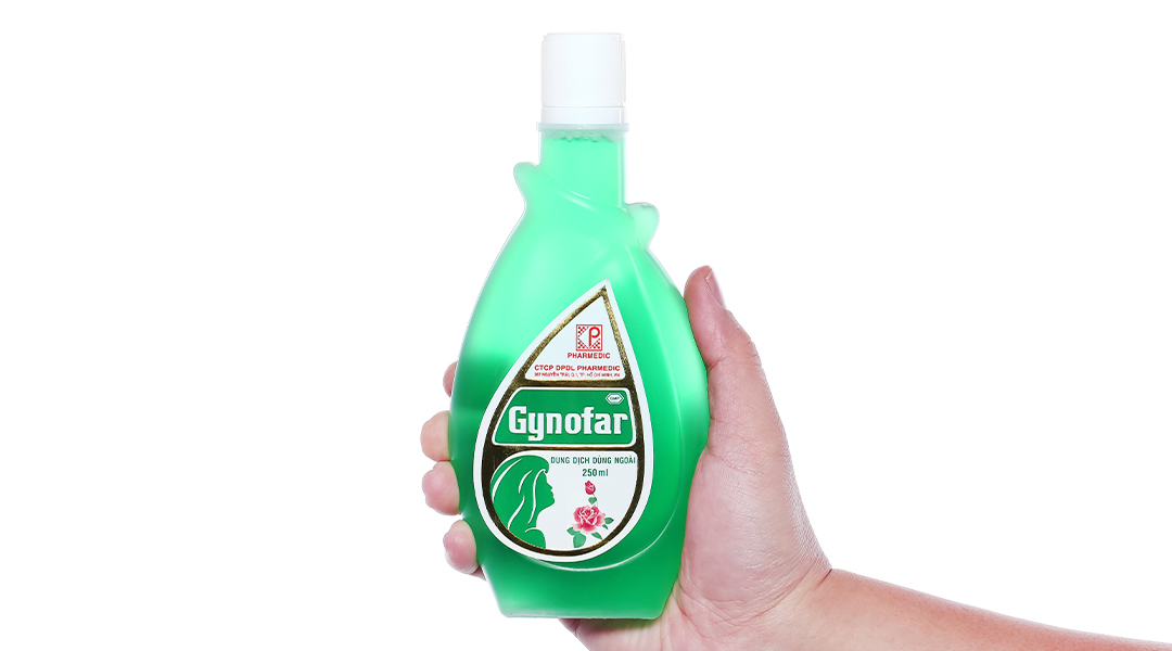 Dung dịch vệ sinh phụ nữ Gynofar trị ngứa âm hộ, viêm âm đạo chai 250ml ...
