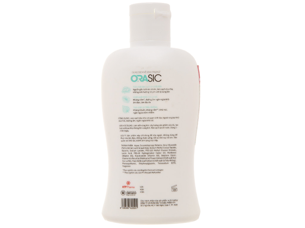 Dung dịch vệ sinh hằng ngày Orasic 100ml