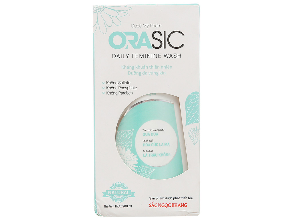 Dung dịch vệ sinh hằng ngày Orasic 200ml