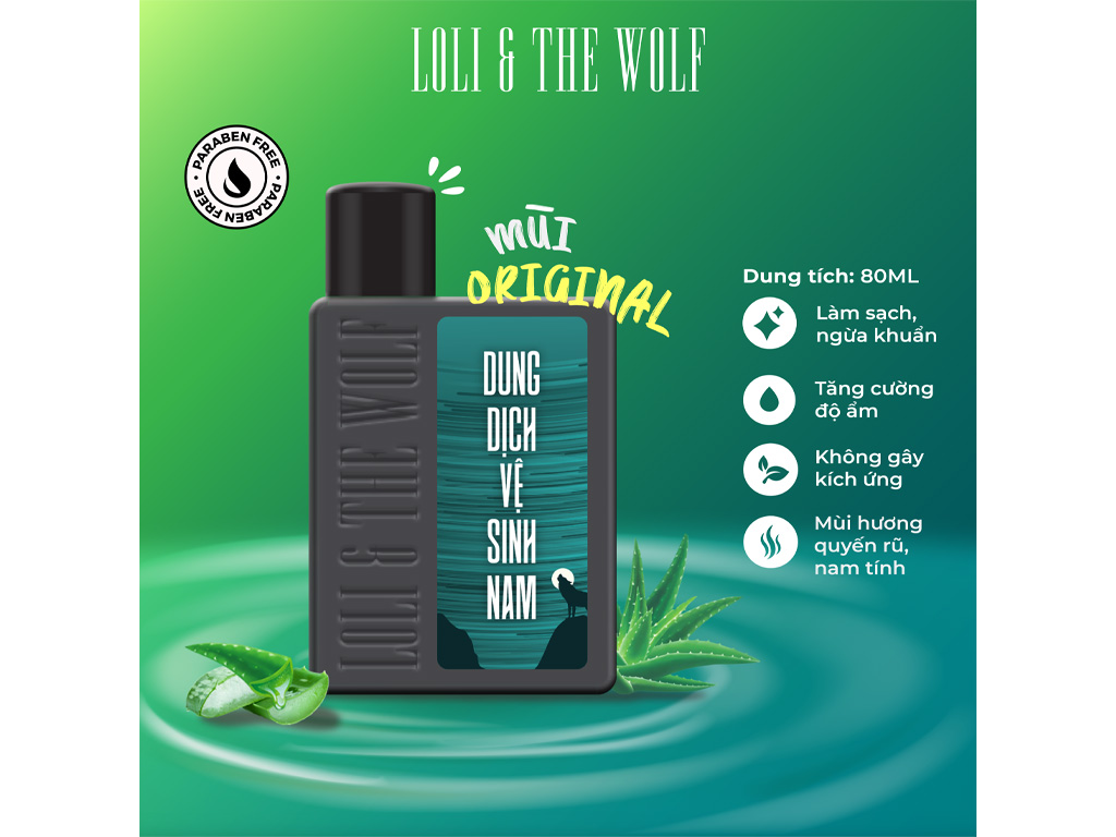Dung dịch vệ sinh nam Loli The Wolf 80ml ở Bách hóa XANH