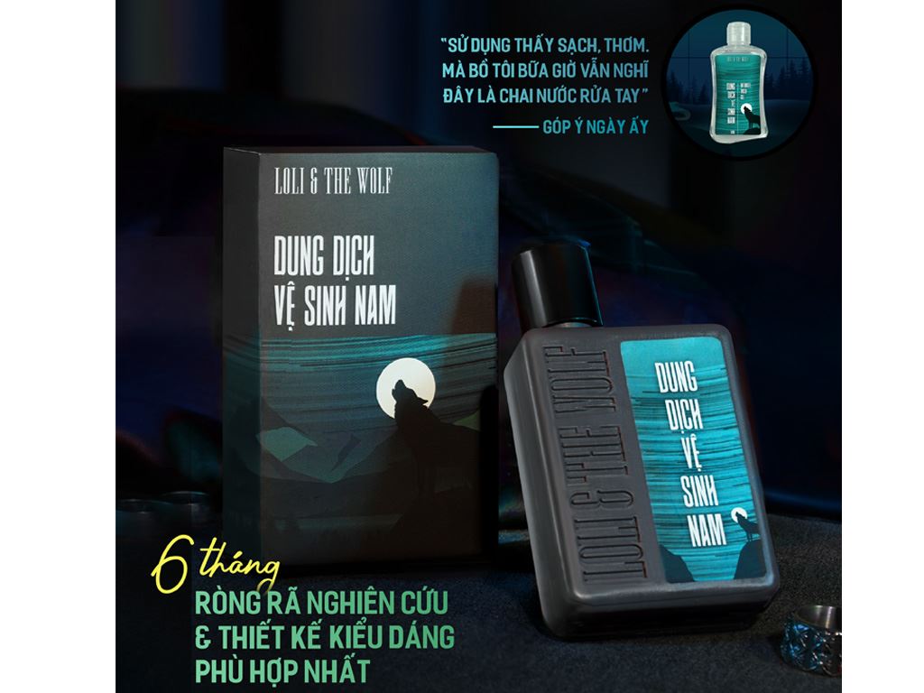 Dung dịch vệ sinh nam Loli The Wolf 80ml ở Bách hóa XANH