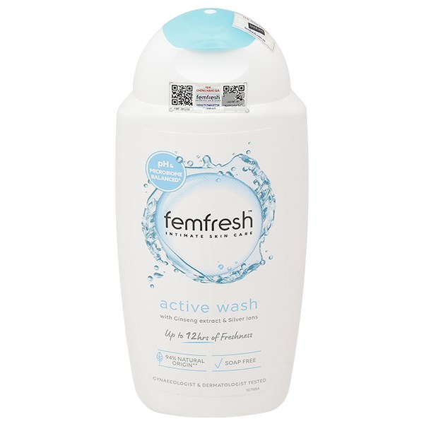 Dung dịch vệ sinh phụ nữ Femfresh Active Wash làm sạch, kháng viêm chai ...