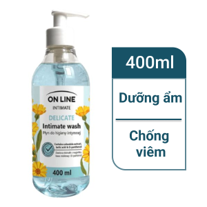 Dung dịch vệ sinh phụ nữ On Line Intimate Delicate 400ml