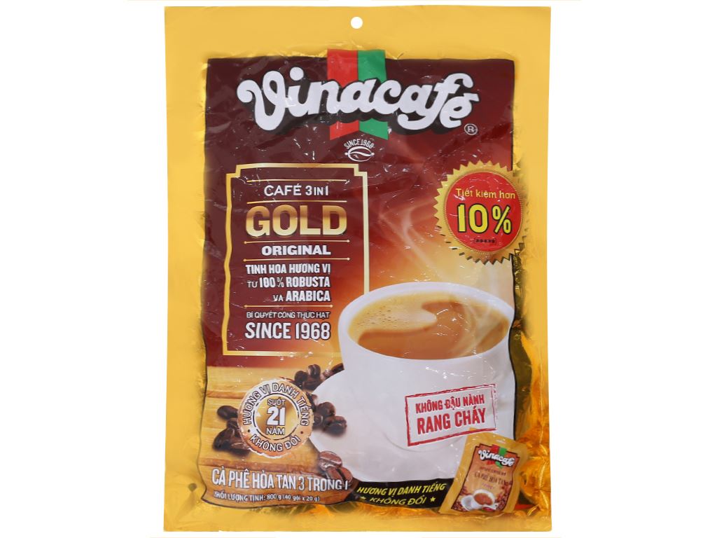 Cà phê VinaCafé Gold Original 800g giá tốt tại Bách hoá XANH