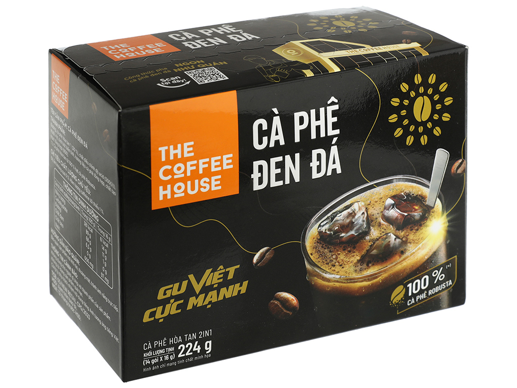 Cà phê đen đá The Coffee House 224g tại Bách Hoá XANH