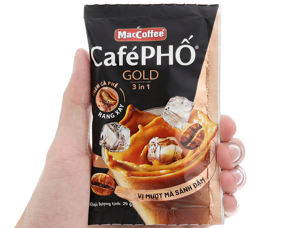 Cà phê sữa MacCoffee Café Phố Gold 3in1 290g | Bách Hoá XANH