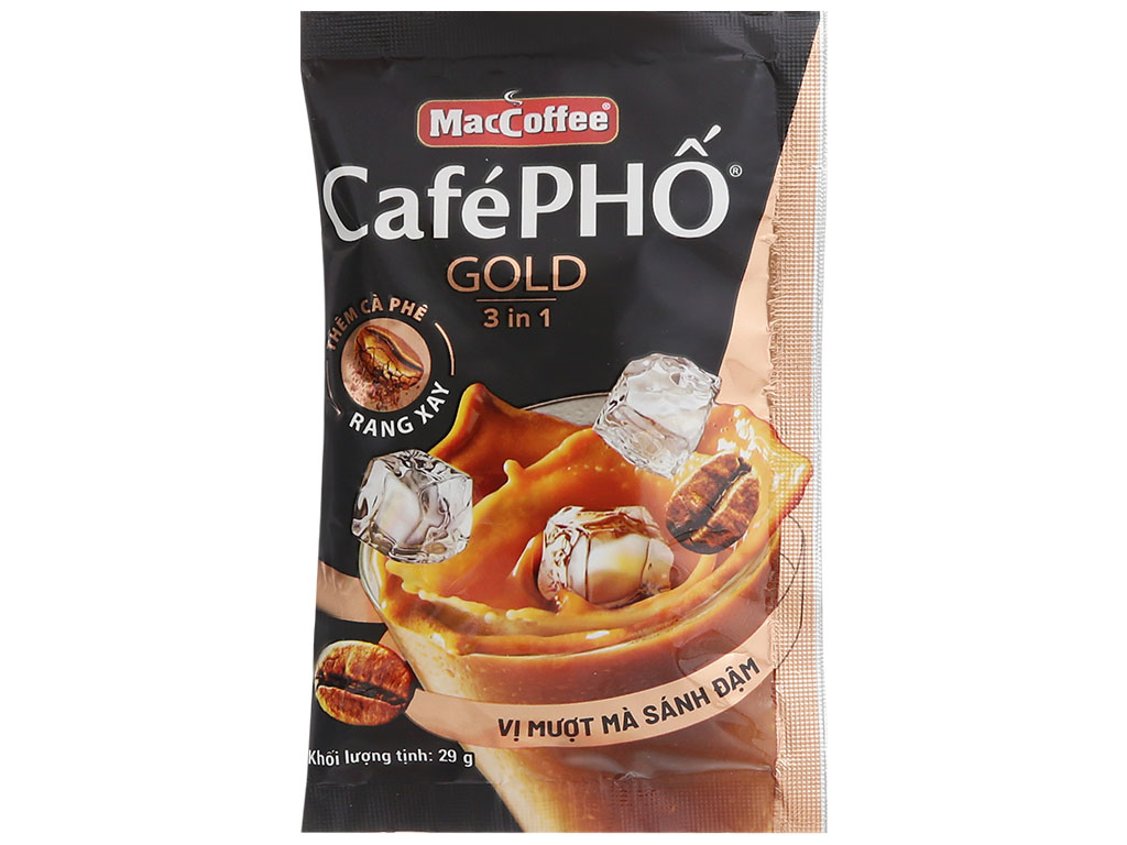 Cà phê sữa MacCoffee Café Phố Gold 3in1 290g | Bách Hoá XANH