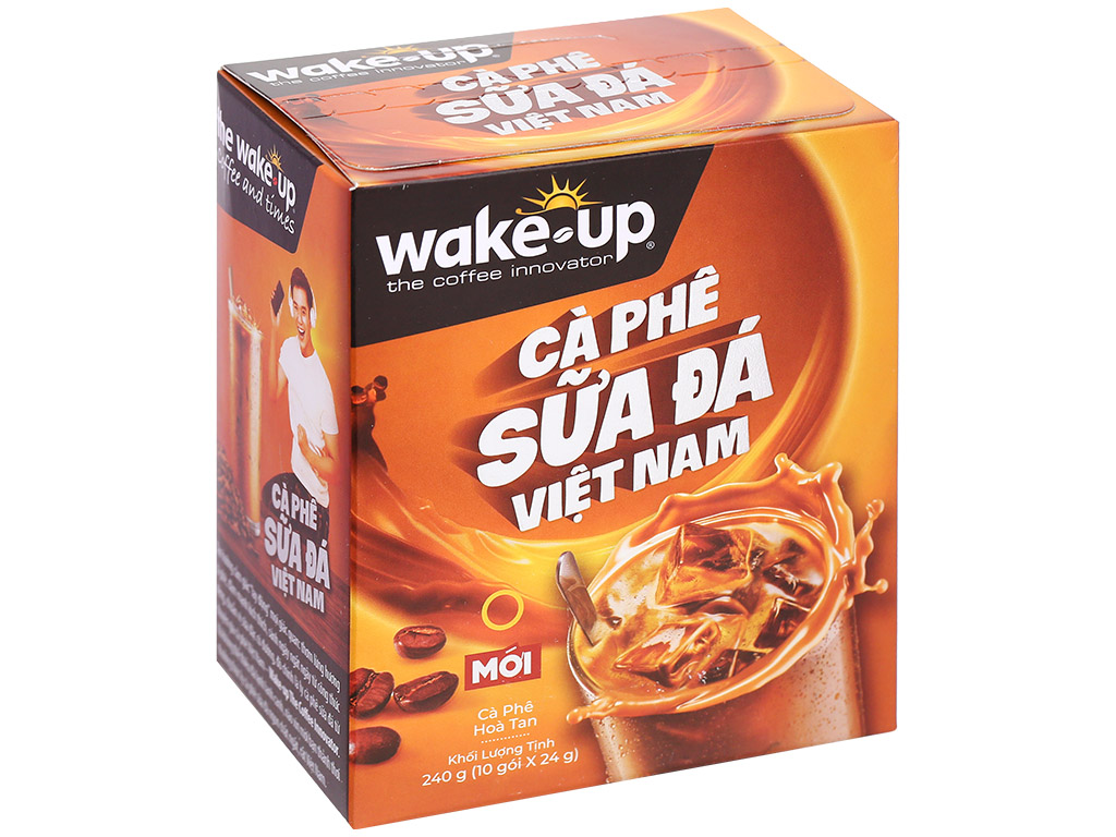 Cà phê sữa đá Việt Nam Wake Up 240g tại Bách Hoá XANH