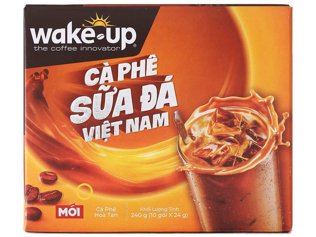 Cà phê sữa đá Việt Nam Wake Up 240g tại Bách Hoá XANH