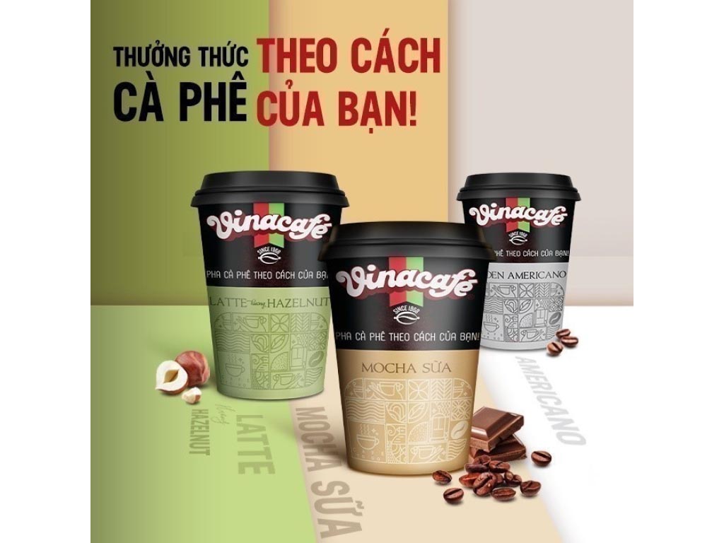 Cà phê đen VinaCafé Americano ly 14g giá tốt | Bách Hoá XANH