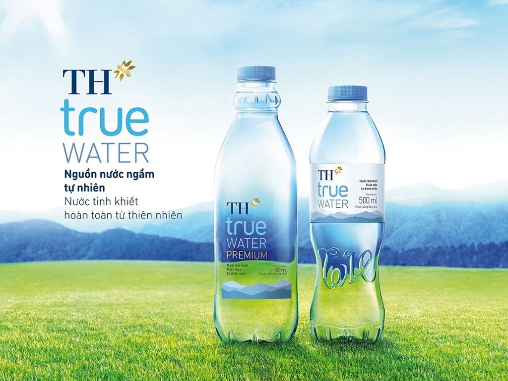 Thùng 24 chai TH True Water 350ml giá tốt tại Bách hoá XANH