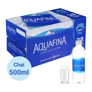 Thùng 24 chai nước Aquafina 500ml giá tốt tại Bách hoá XANH