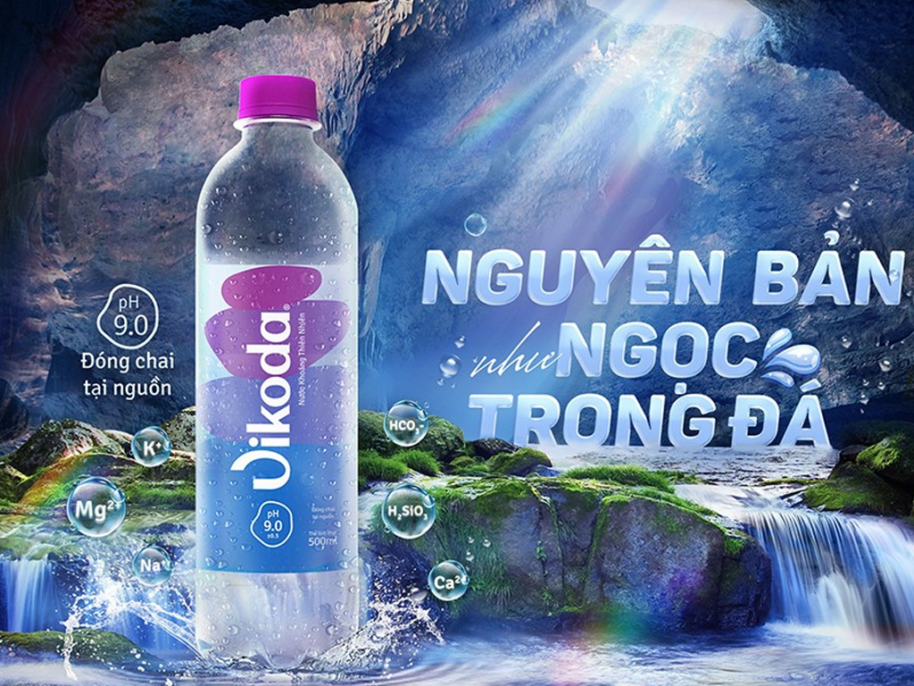 24 chai nước khoáng Vikoda 500ml giá tốt tại Bách hoá XANH